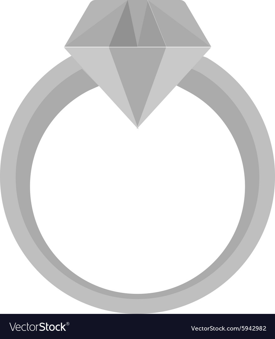 Diamond Ring Royalty Free Vector Image - VectorStock