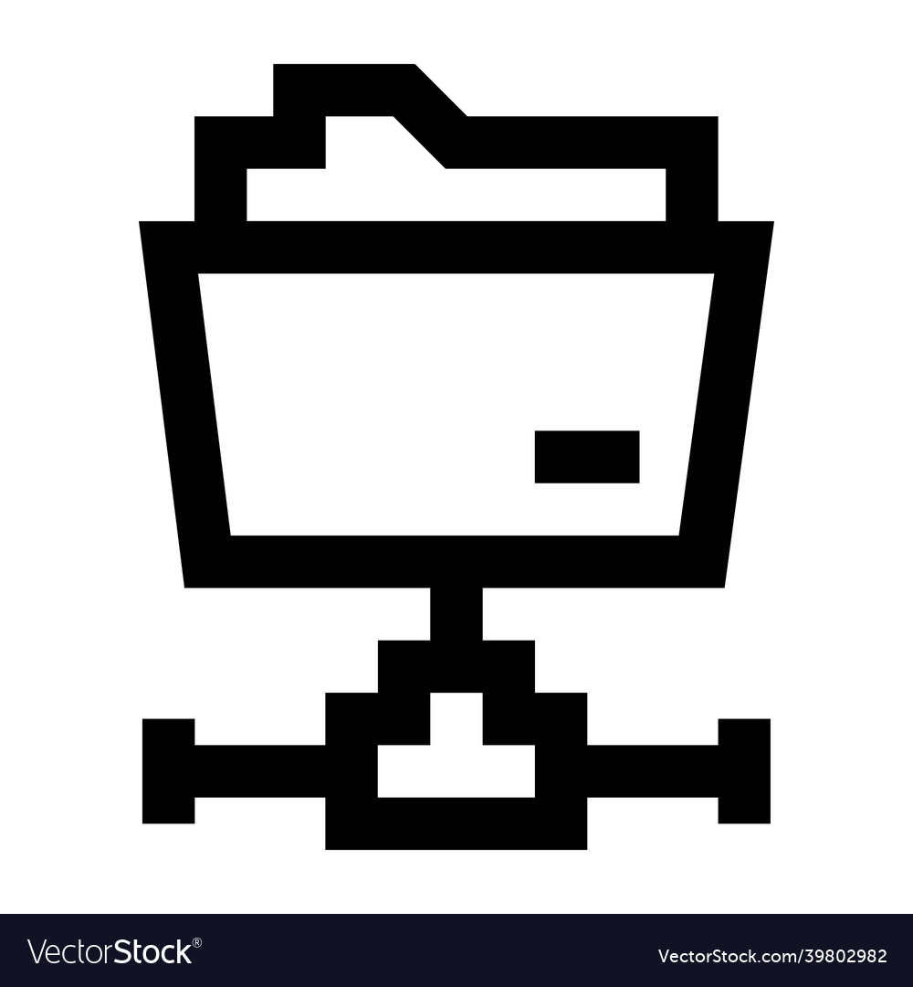 Shared folder Royalty Free Vector Image - VectorStock