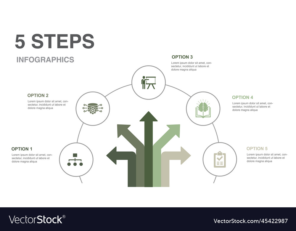 Classification data processing training Royalty Free Vector