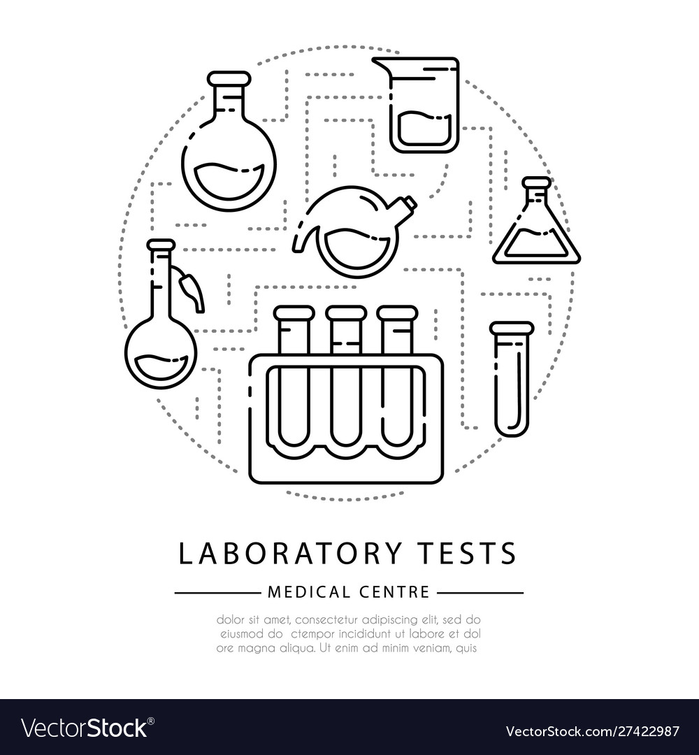 Laboratory flasks icon set Royalty Free Vector Image