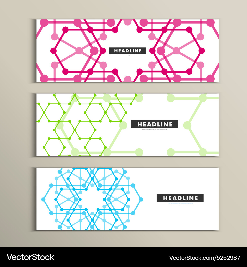 Set of stylish modern line textures Royalty Free Vector