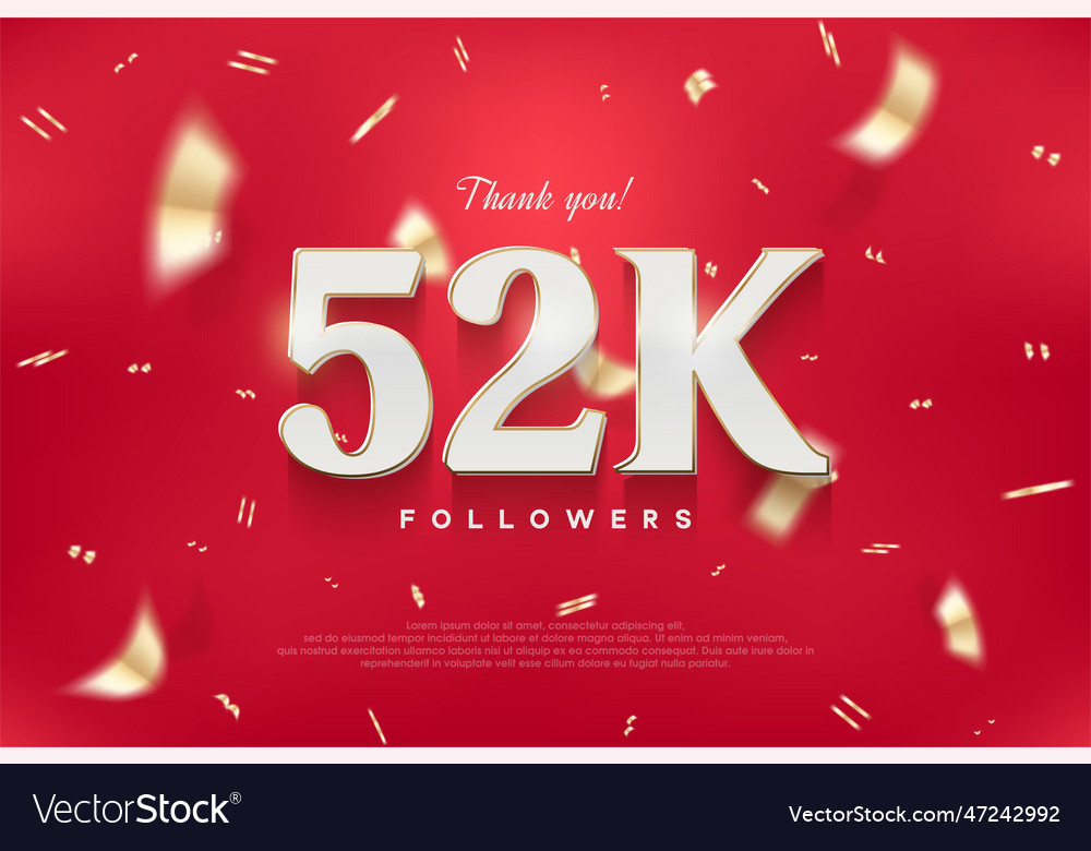 52k elegant and luxurious design background thank Vector Image