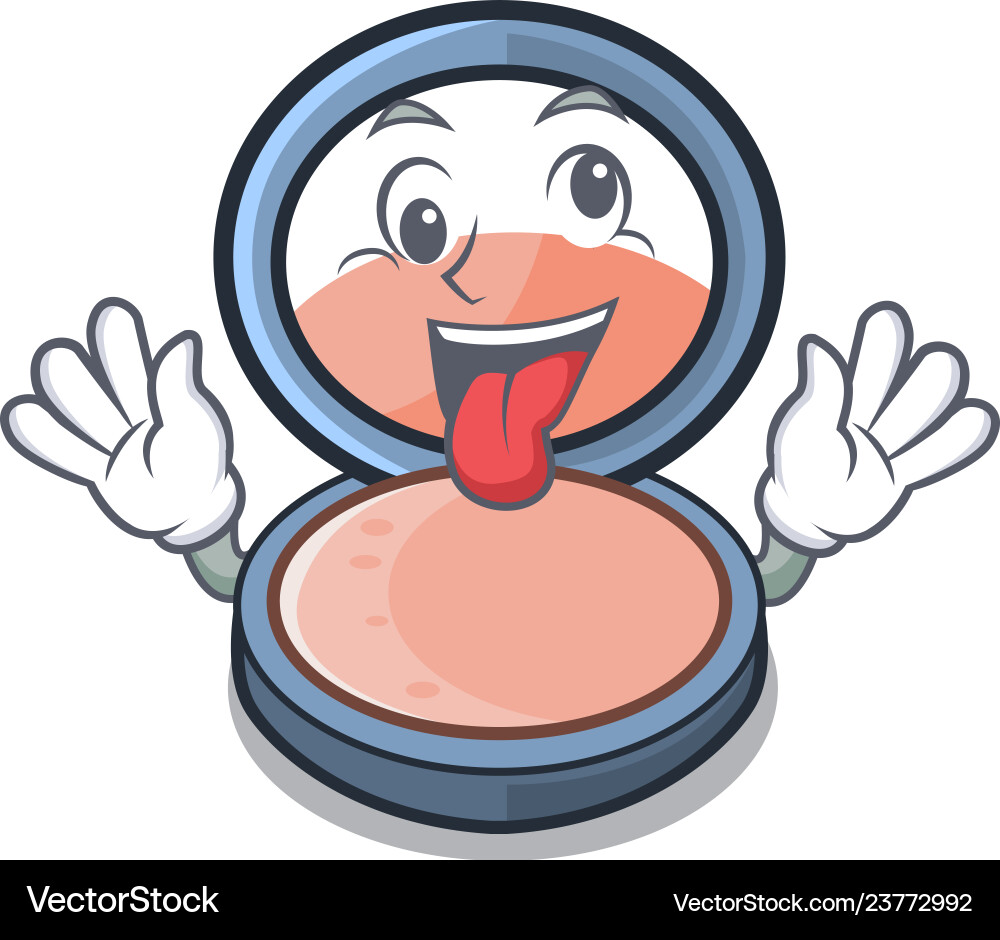 Crazy blush is isolated with the cartoons Vector Image