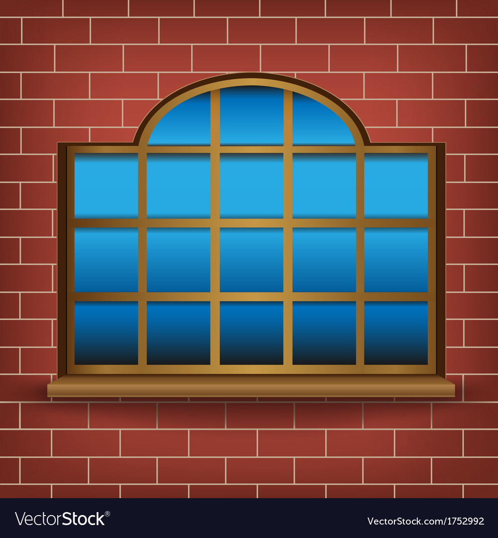 Large window Royalty Free Vector Image - VectorStock