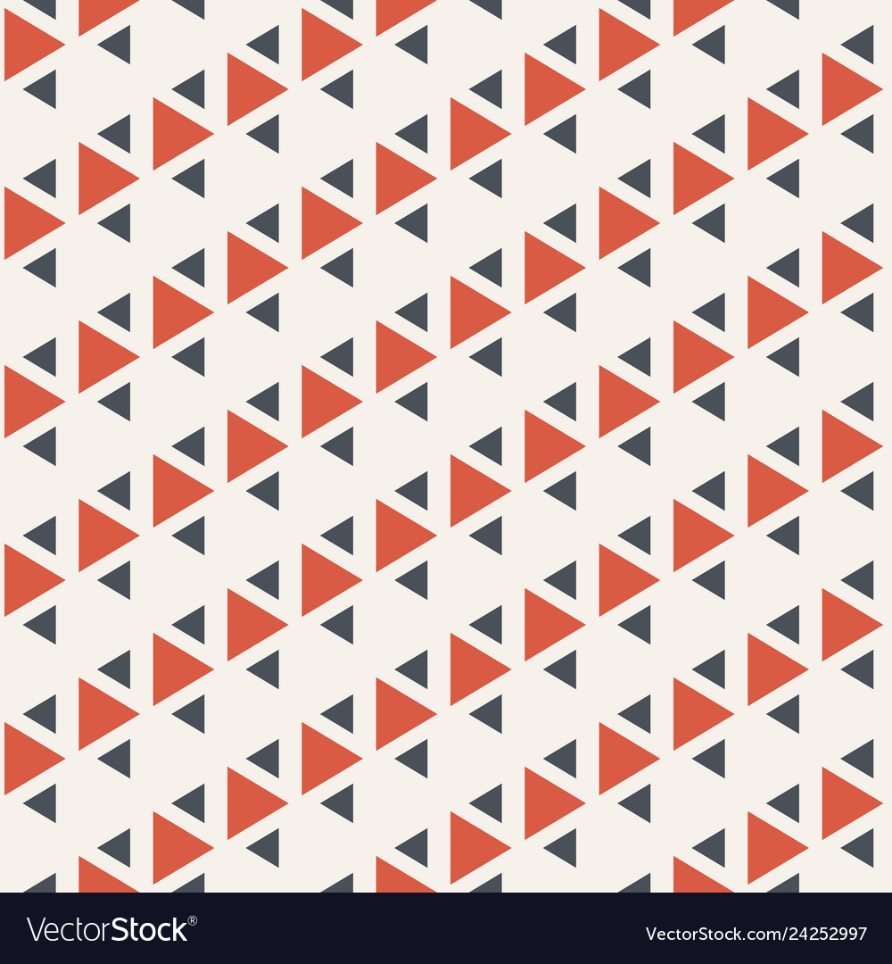 Abstract seamless pattern of triangles Royalty Free Vector