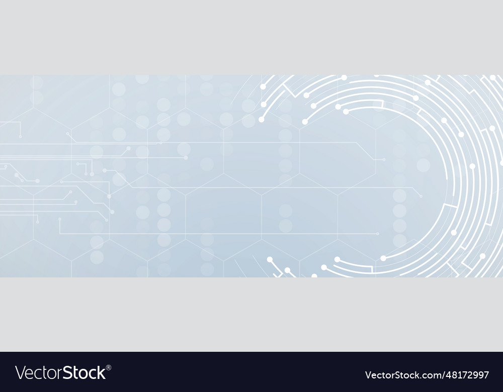 Abstract structure circuit computer technology Vector Image