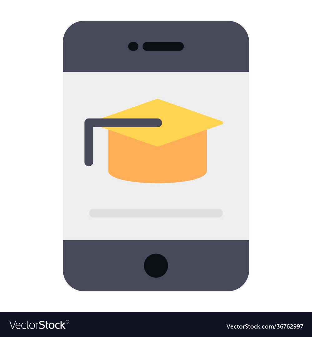 Education application Royalty Free Vector Image