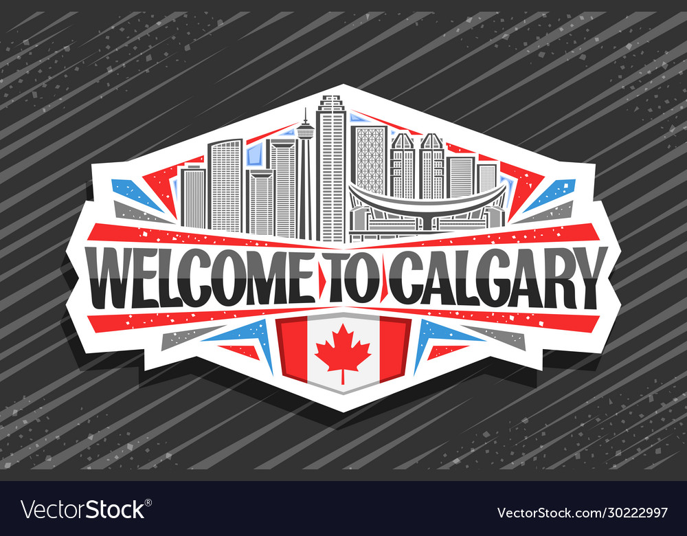 Logo for calgary Royalty Free Vector Image - VectorStock