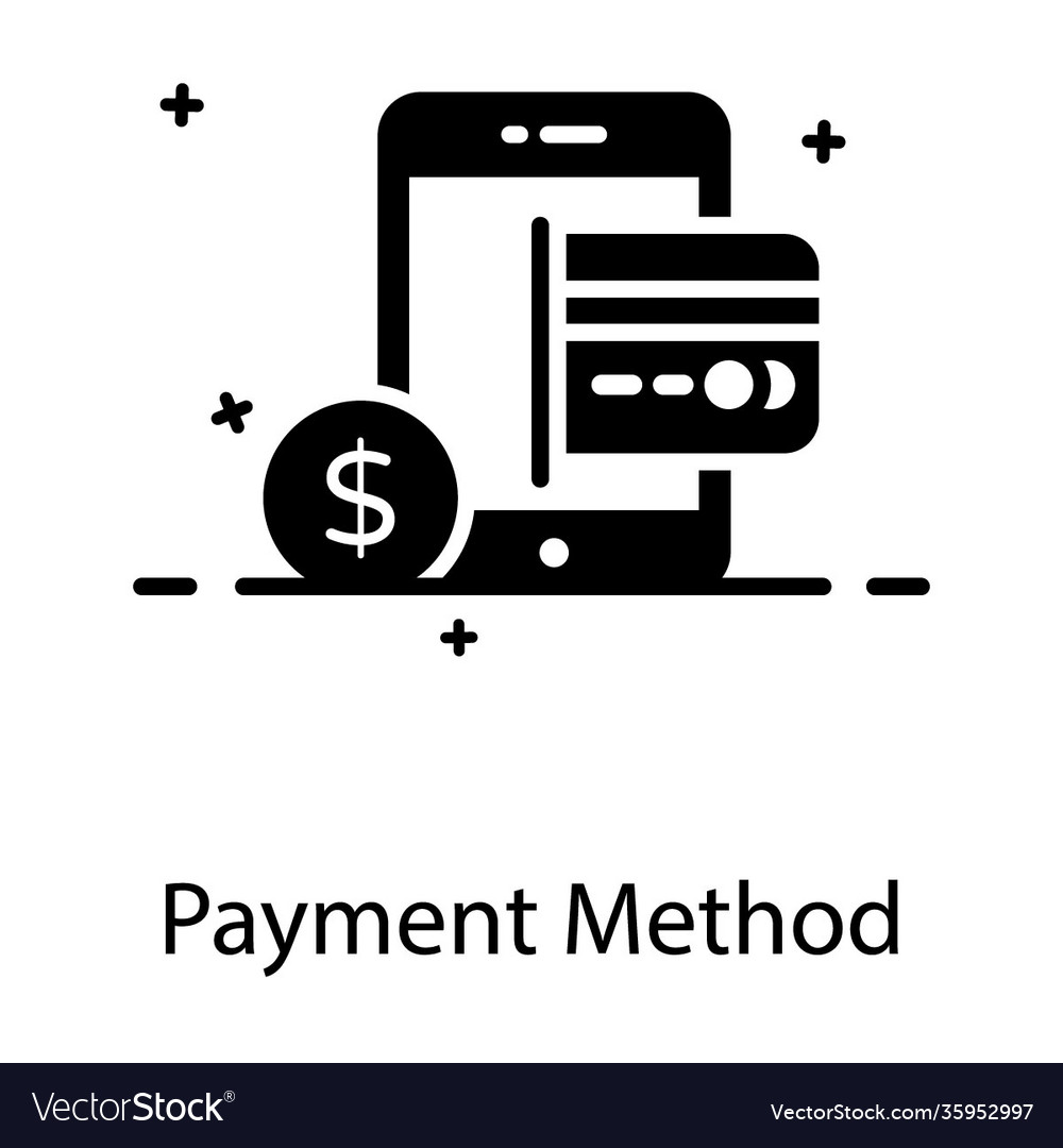 Payment method Royalty Free Vector Image - VectorStock