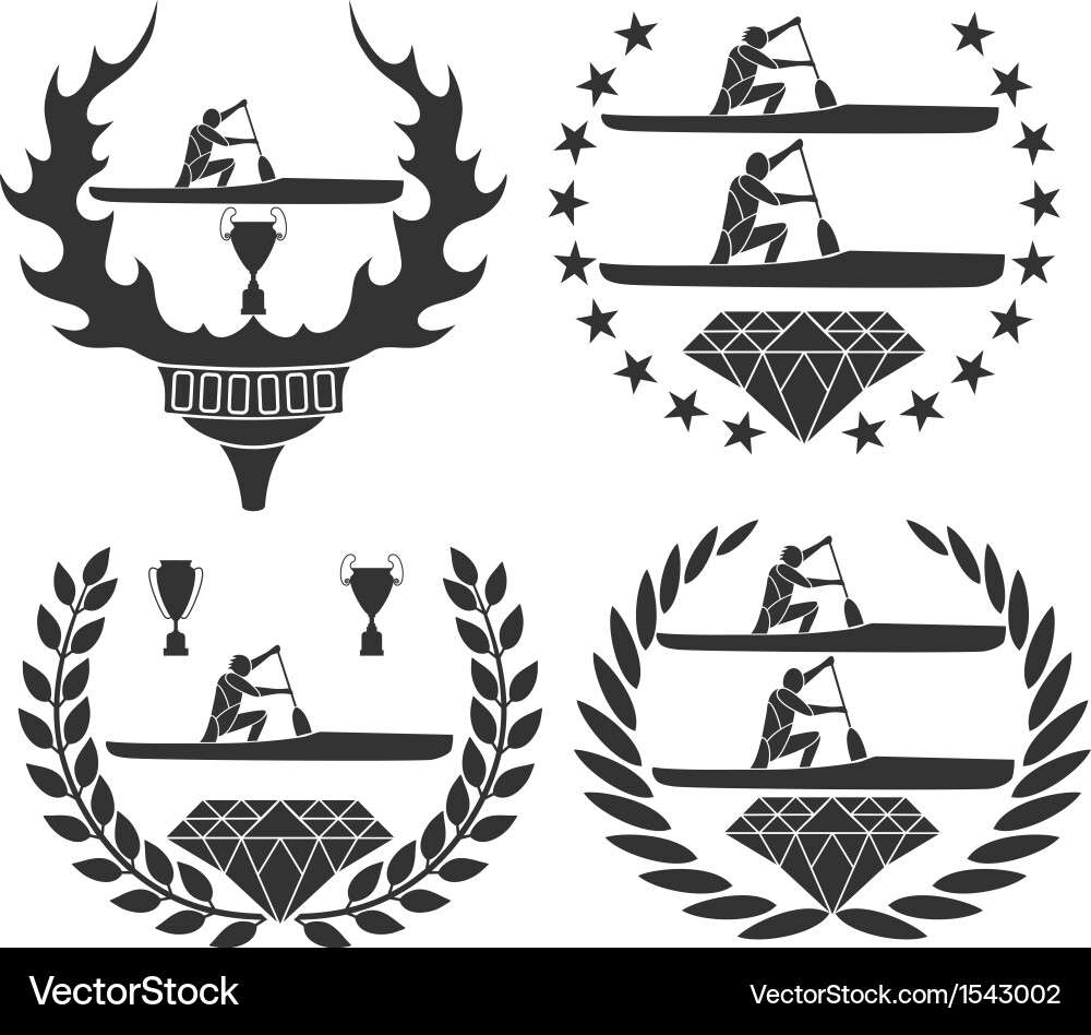 Canoe Royalty Free Vector Image - VectorStock