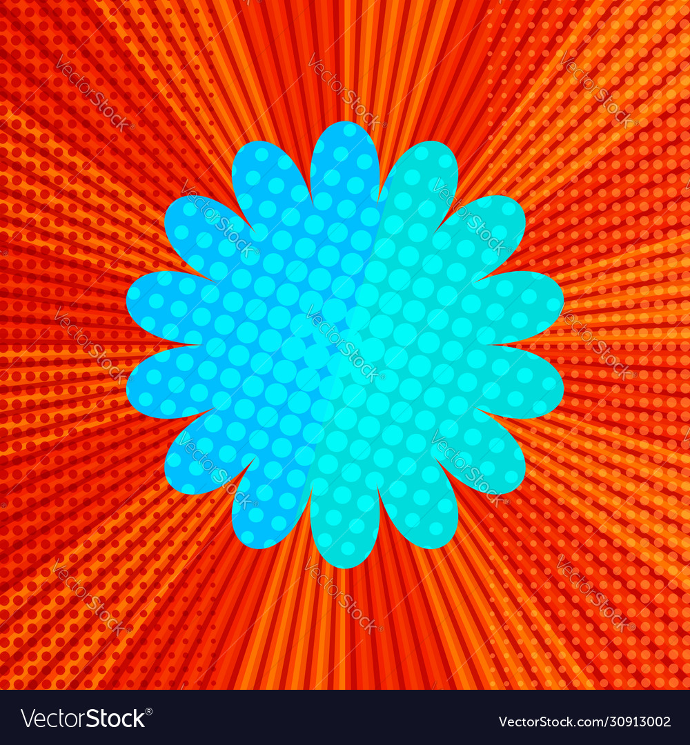 Comic bright template Royalty Free Vector Image