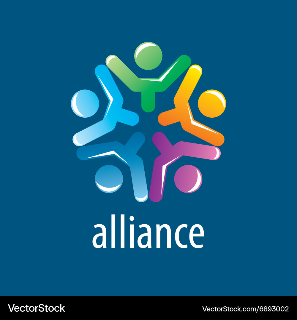 Human alliance logo Royalty Free Vector Image - VectorStock