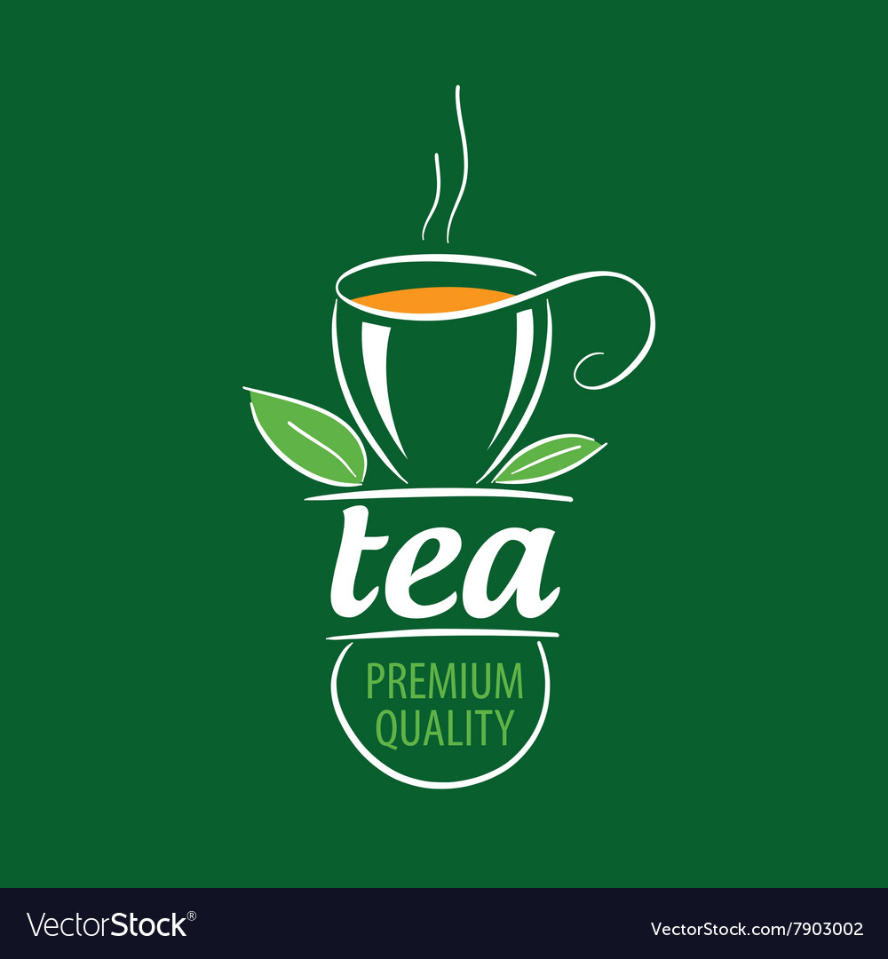 Logo tea Royalty Free Vector Image - VectorStock