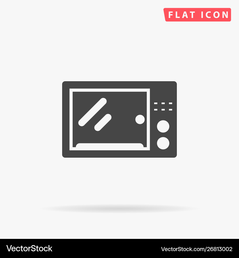 Microwave electric oven Royalty Free Vector Image