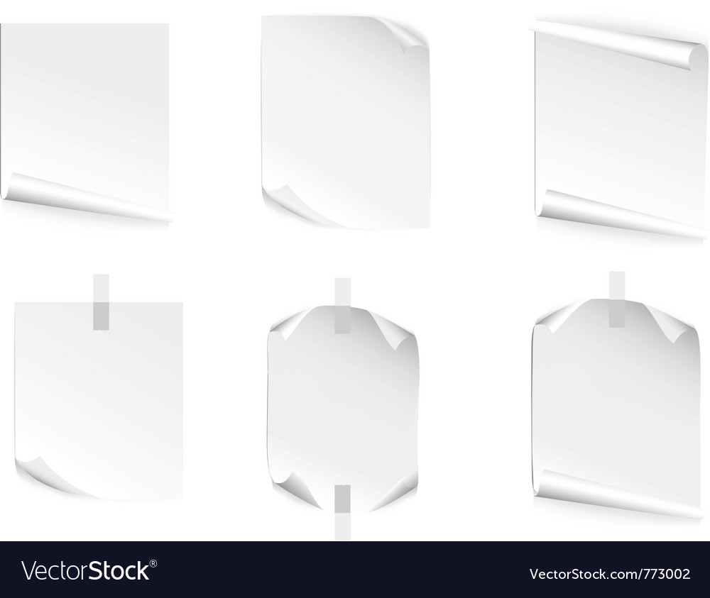Pages Royalty Free Vector Image - VectorStock