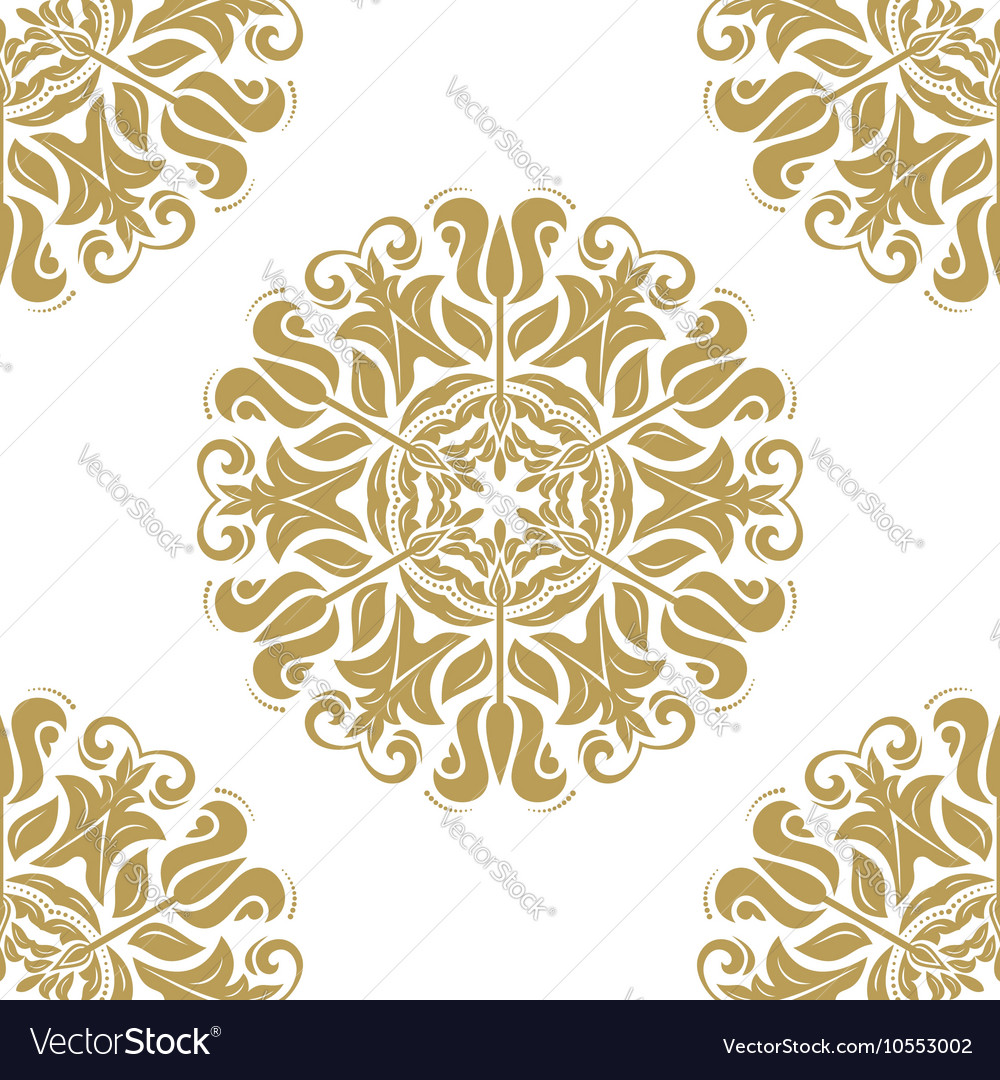 Seamless baroque pattern Royalty Free Vector Image
