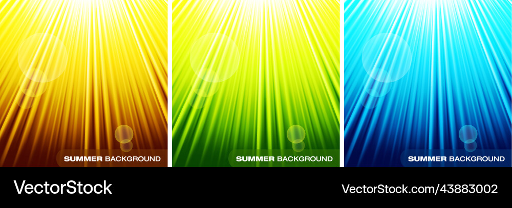 Set of blurred backgrounds simple style with lines