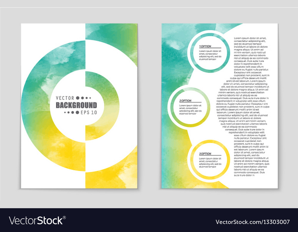 Abstract layout background set for art Royalty Free Vector