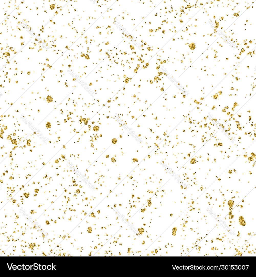 Abstract shiny golden textured dust spots Vector Image