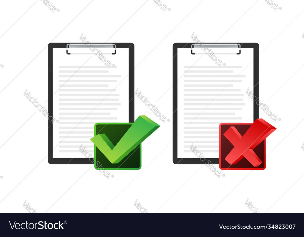 Clipboard with checklist icon Royalty Free Vector Image