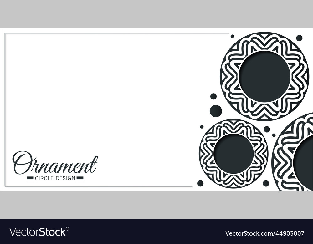 Dark border pattern background Royalty Free Vector Image