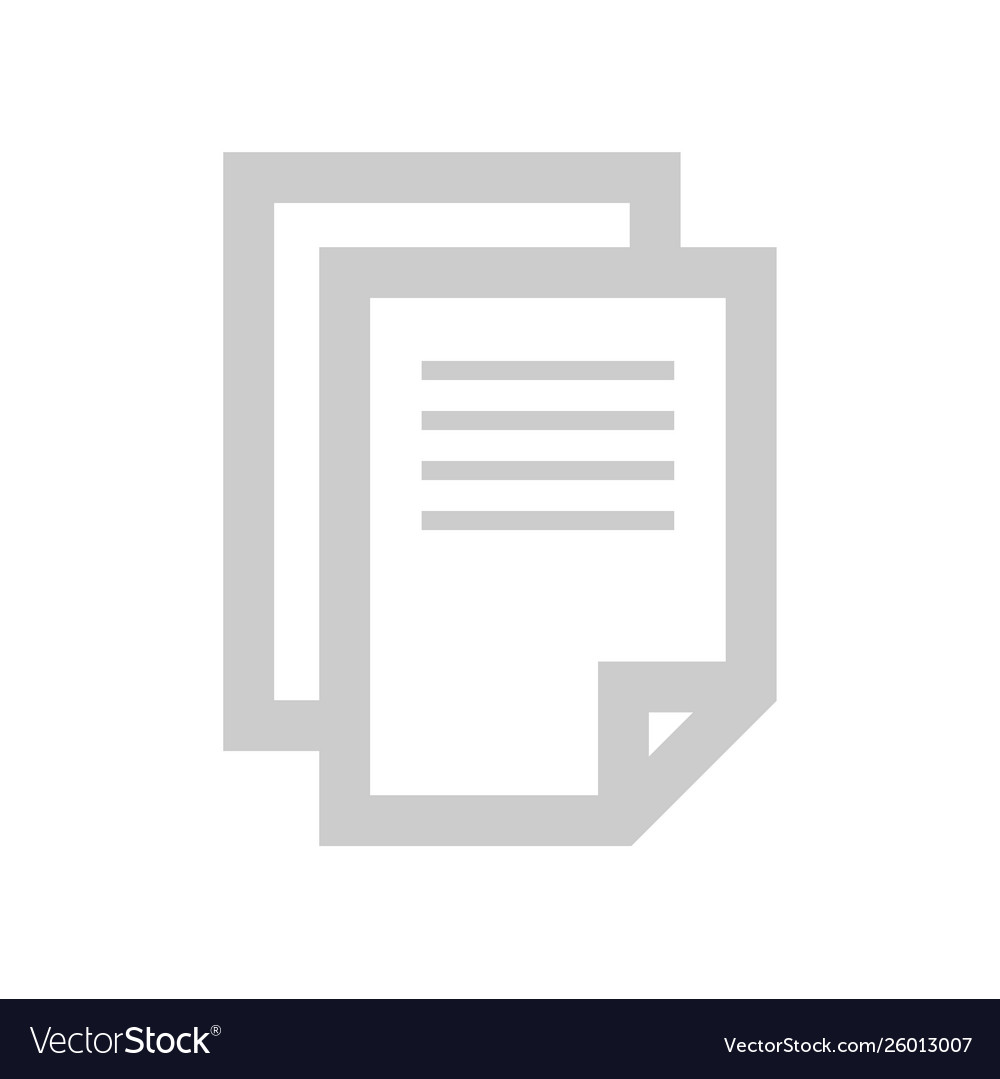 Document icon design inspiration template Vector Image