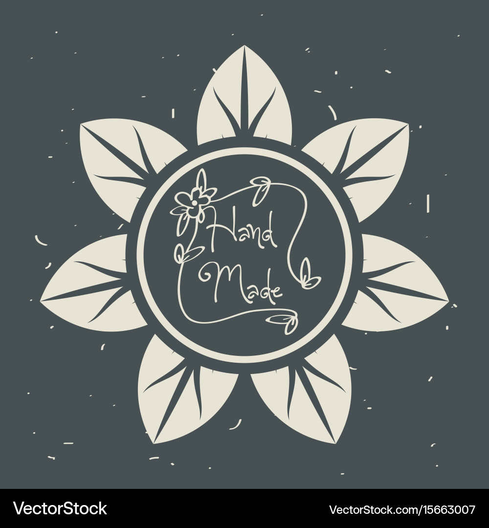 Framework with flowers and ornamental decoration Vector Image