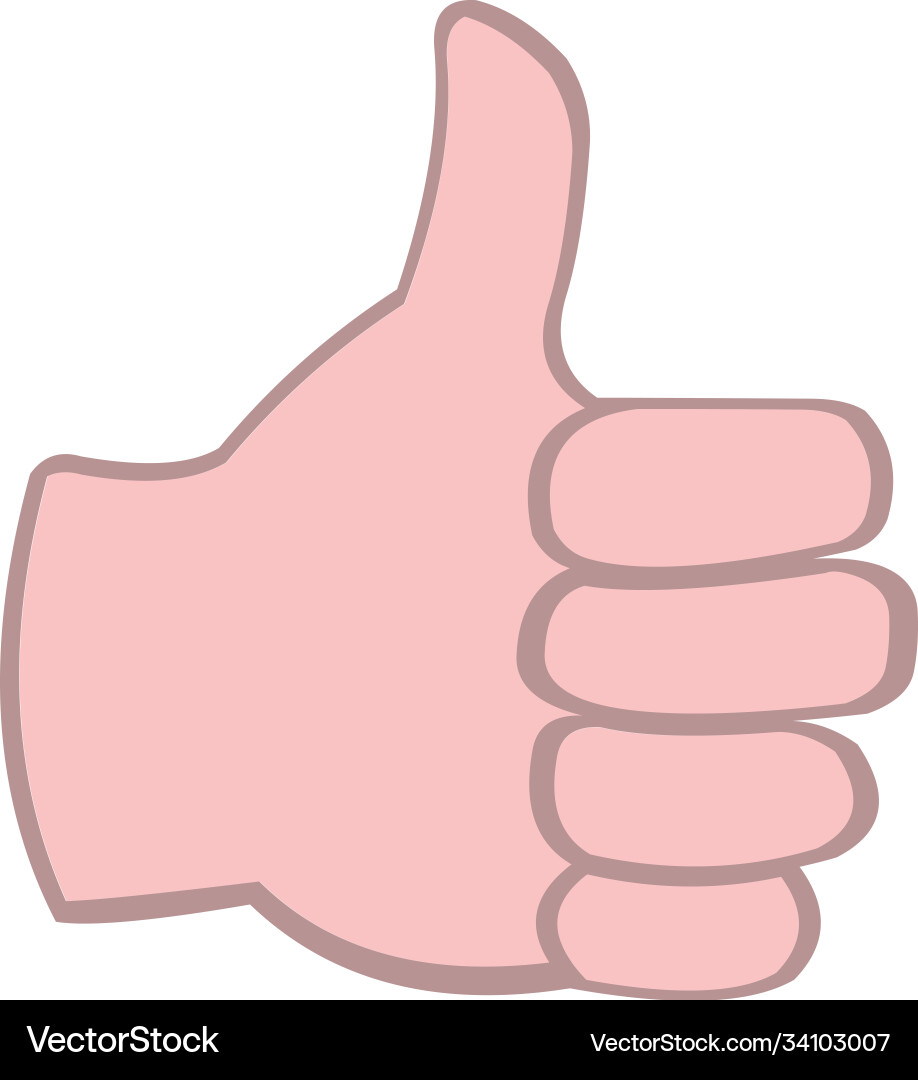 Hand Royalty Free Vector Image - VectorStock