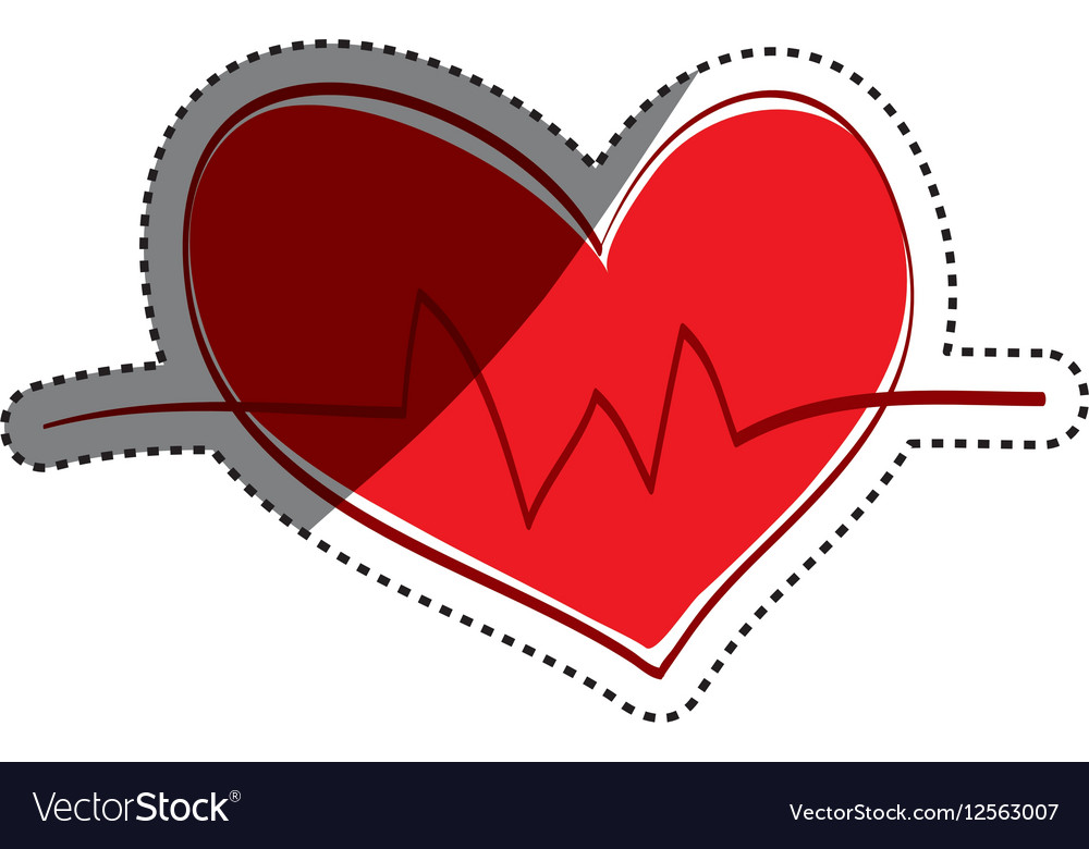 Heart medical healthcare Royalty Free Vector Image