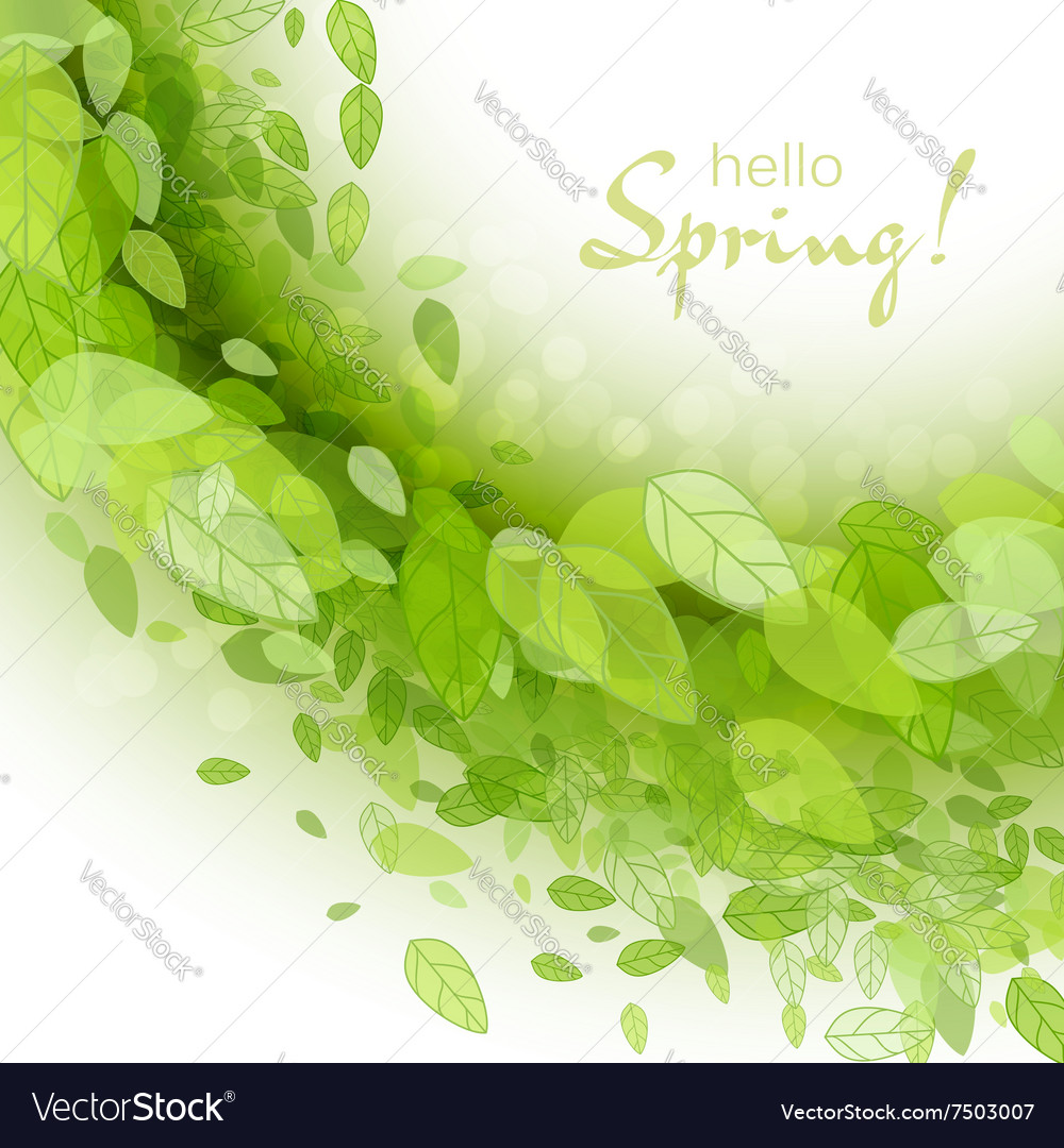 Spring abstract background Royalty Free Vector Image