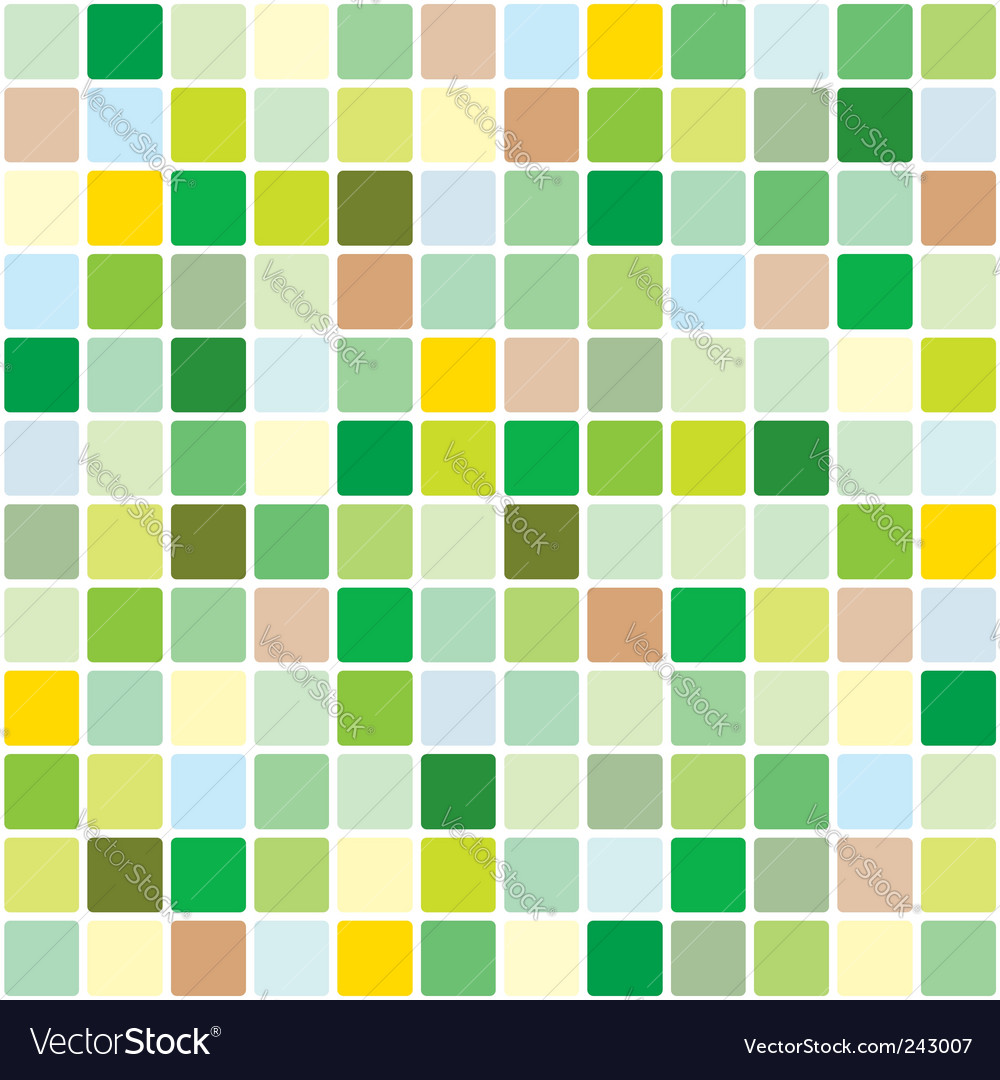 Springtime mosaic pattern Royalty Free Vector Image