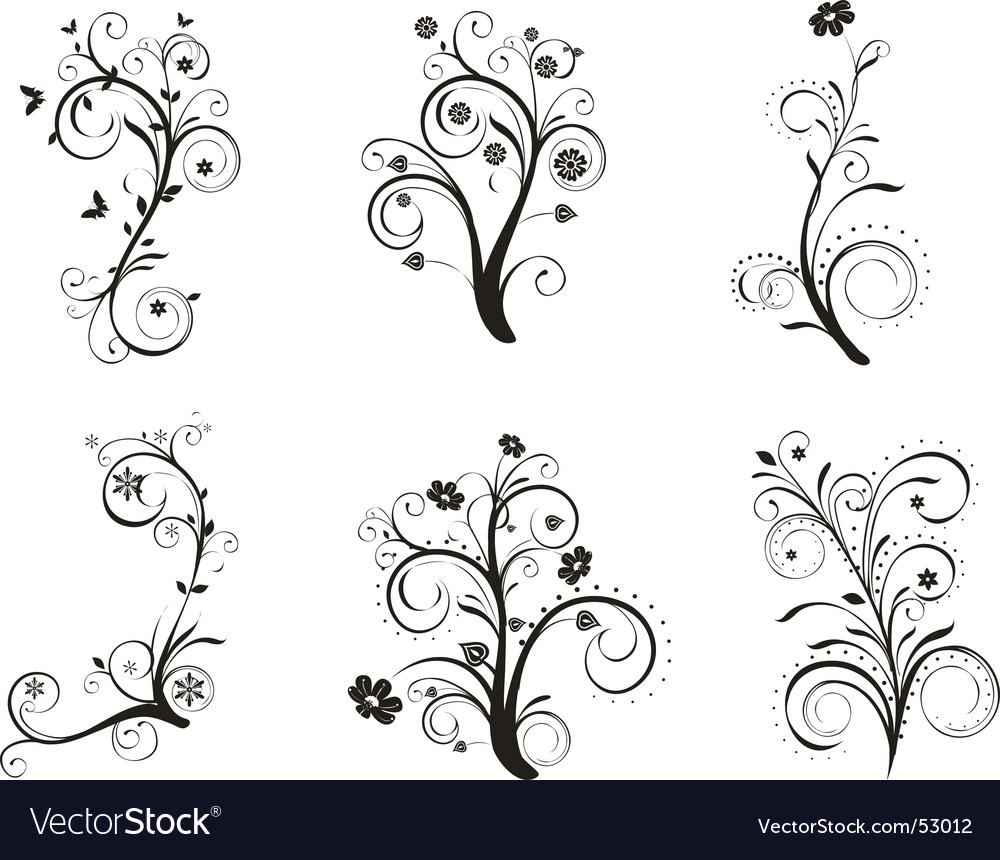 Flowers Royalty Free Vector Image - VectorStock