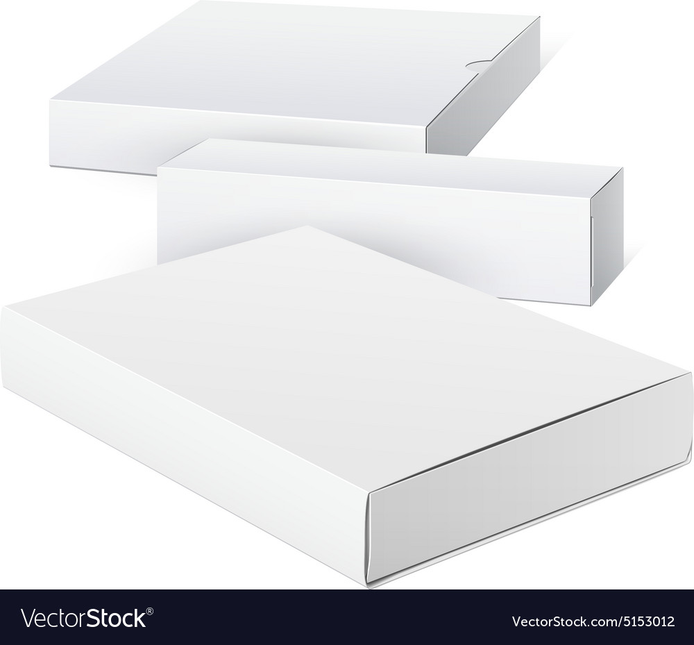 Package Cardboard Box Set Royalty Free Vector Image