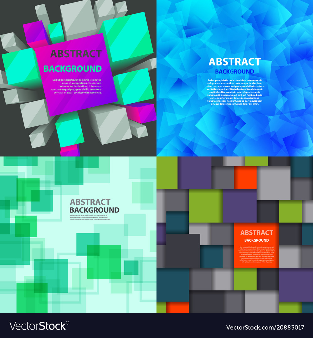Abstract square background Royalty Free Vector Image
