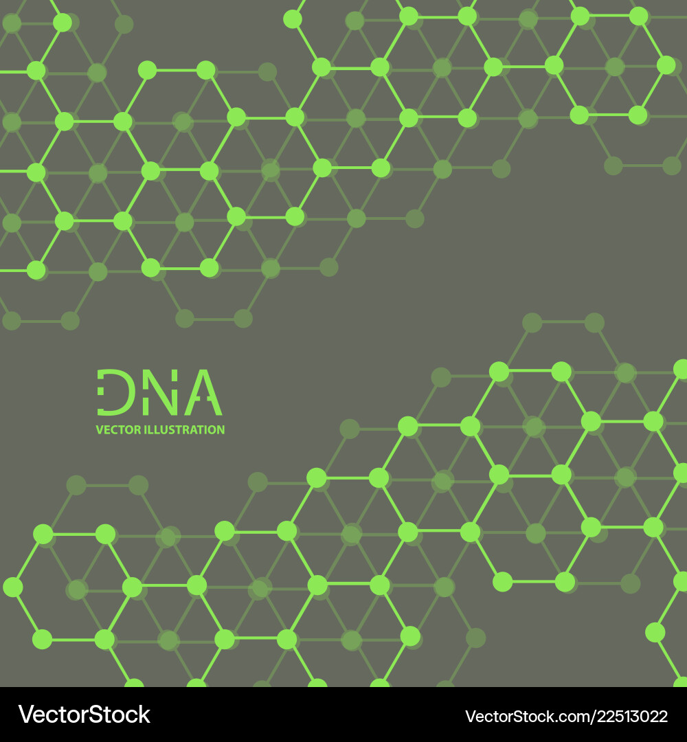 Abstract dna strand symbol isolated on white Vector Image