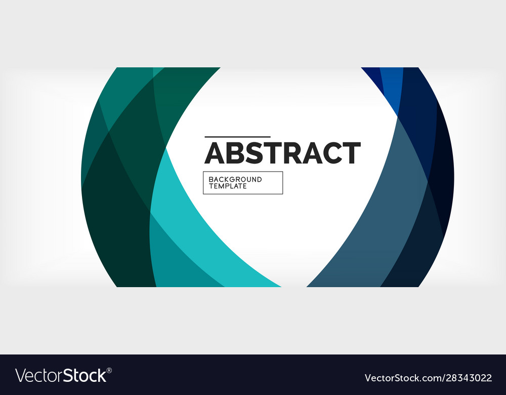 Linear wave web template Royalty Free Vector Image