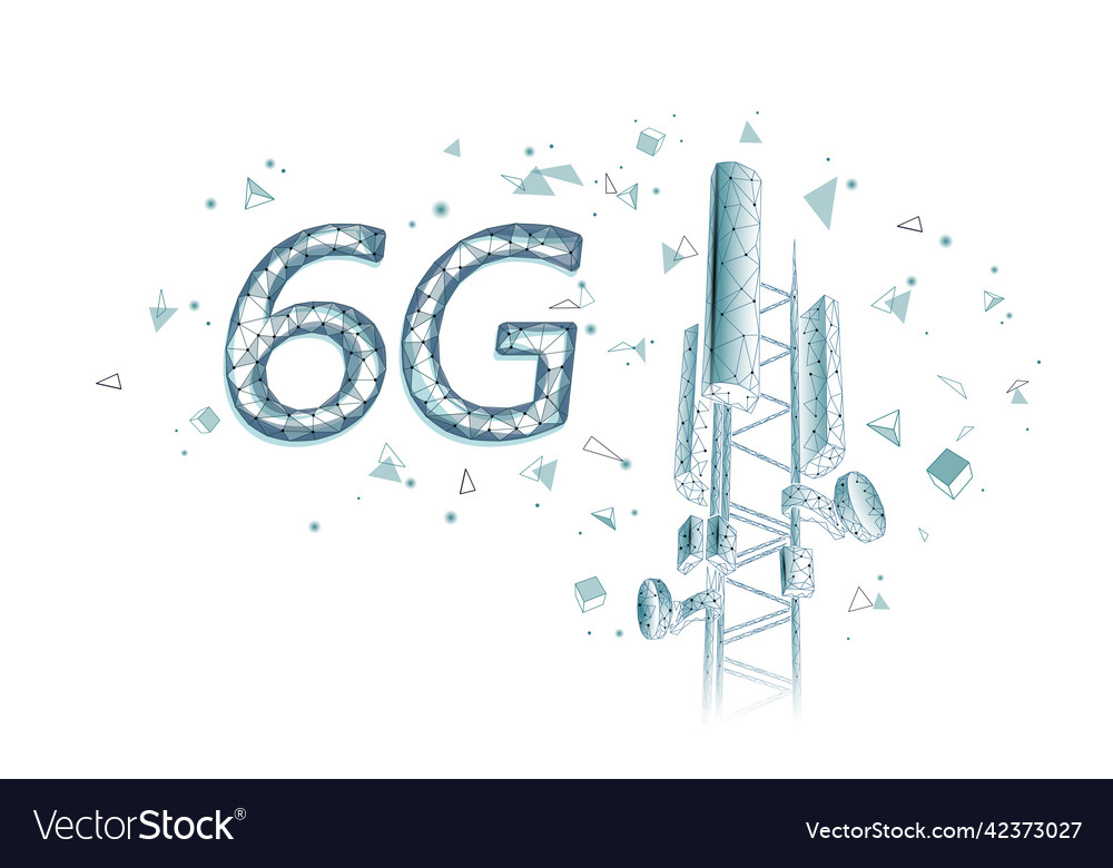 5g New Wireless Internet Wifi Connection Big Data Vector Image