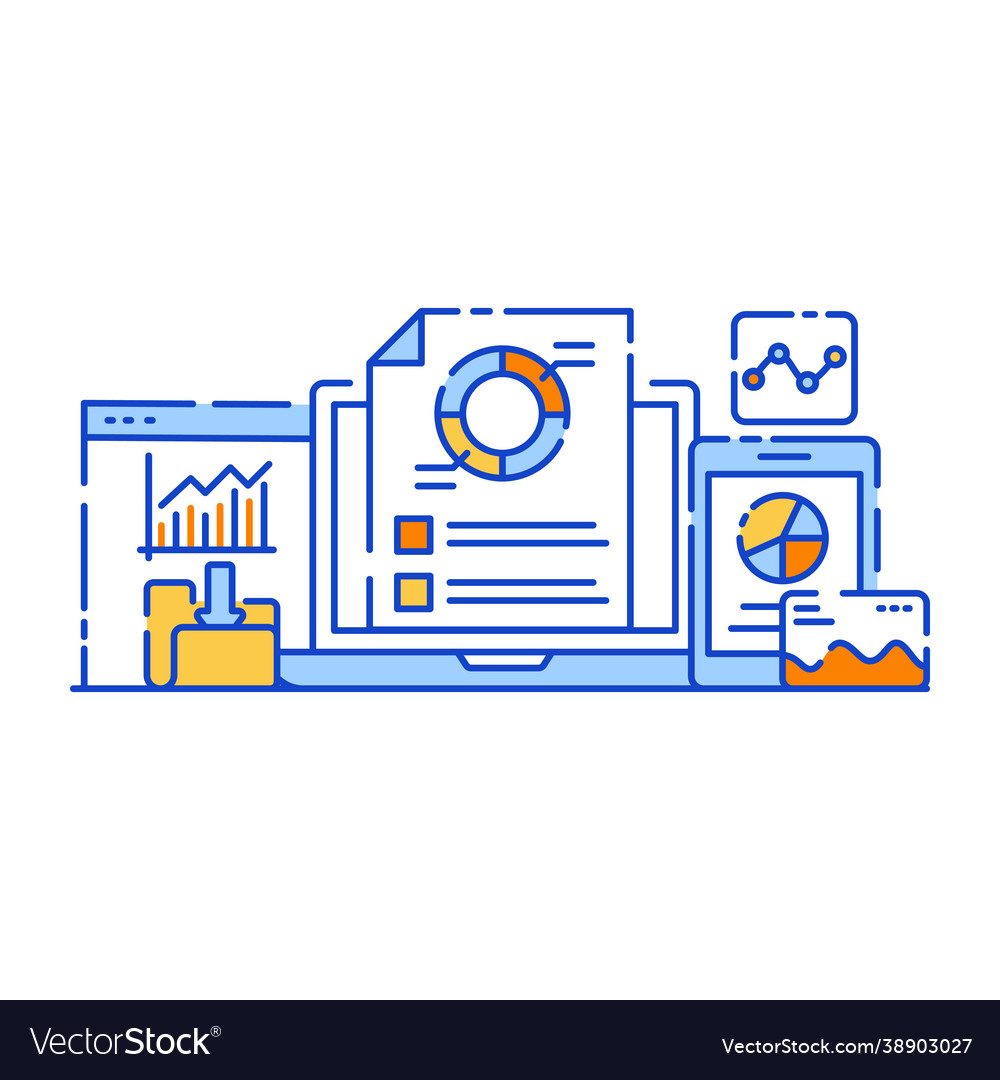 Data collection Royalty Free Vector Image - VectorStock