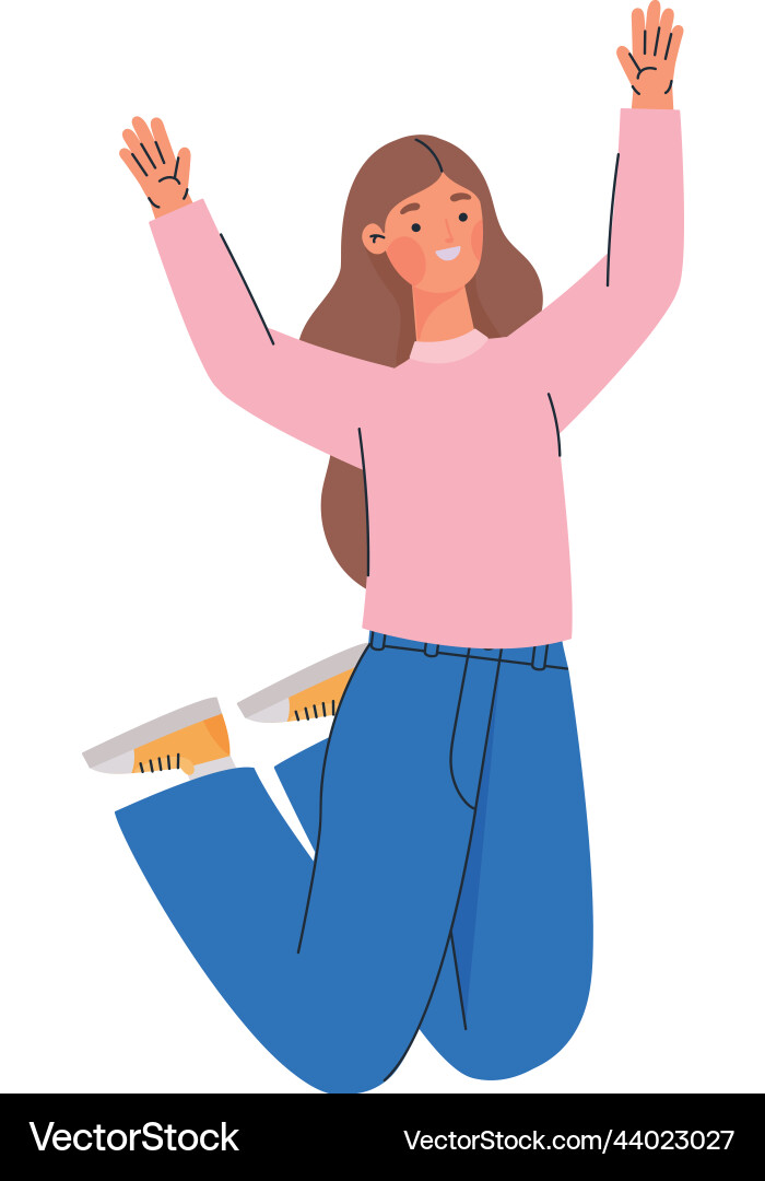 Happy woman design Royalty Free Vector Image - VectorStock