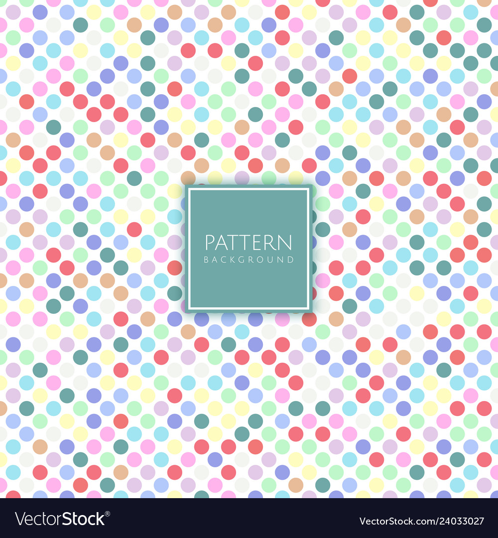 Spotted pattern background Royalty Free Vector Image