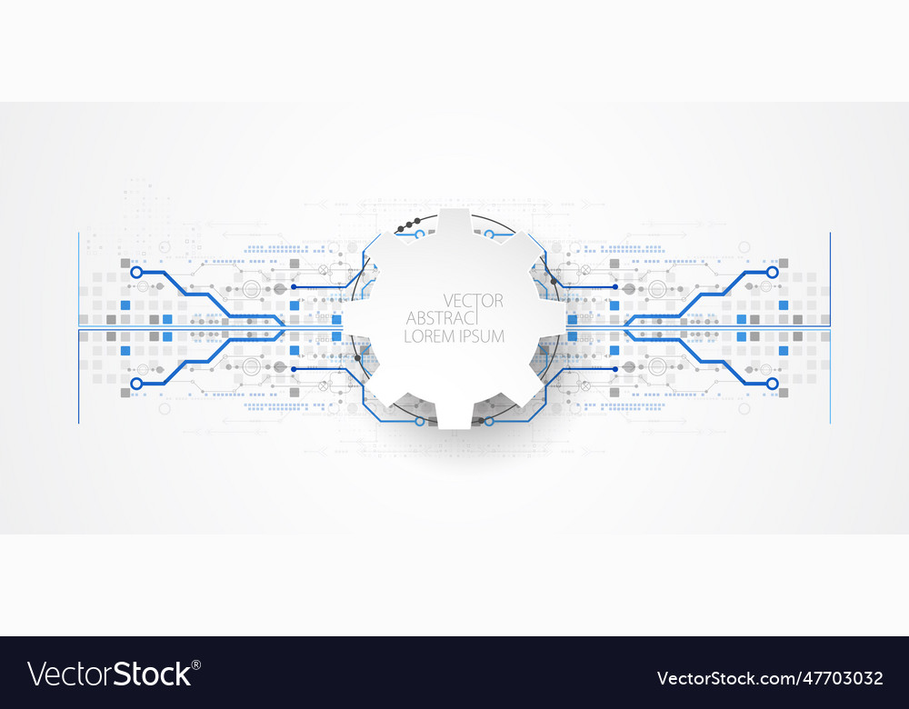 Abstract horizontal technology background Vector Image