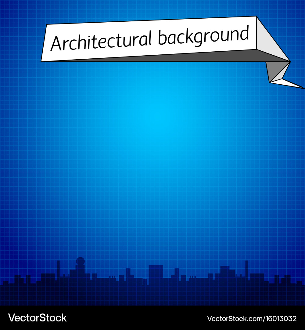 Architectural blue background Royalty Free Vector Image