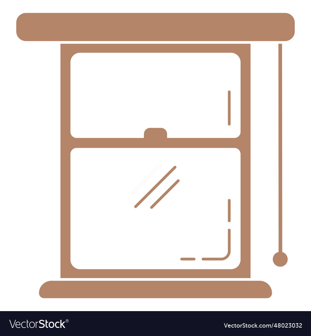 Clear window flat Royalty Free Vector Image - VectorStock