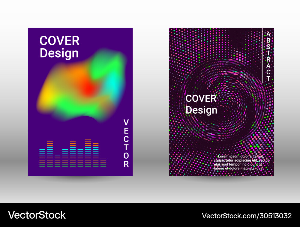 Modern musical covers Royalty Free Vector Image