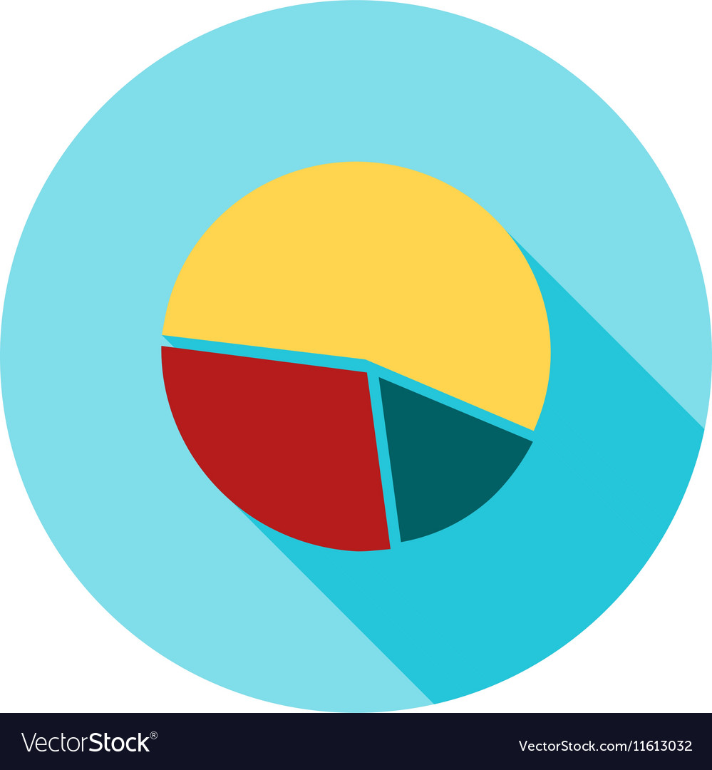 Pie chart analysis Royalty Free Vector Image - VectorStock