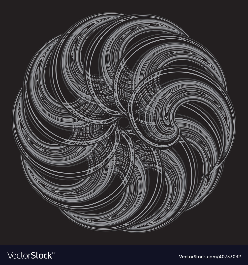 Spiral design element background abstract image Vector Image