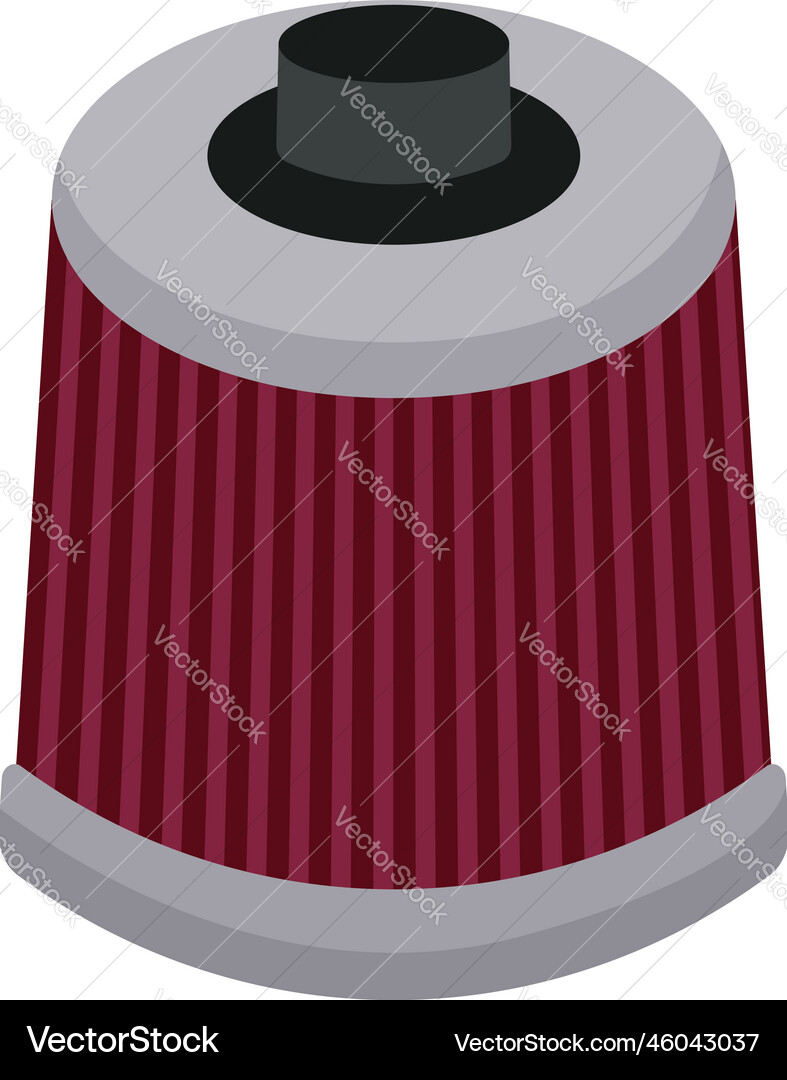 Car filter icon cartoon auto spare Royalty Free Vector Image