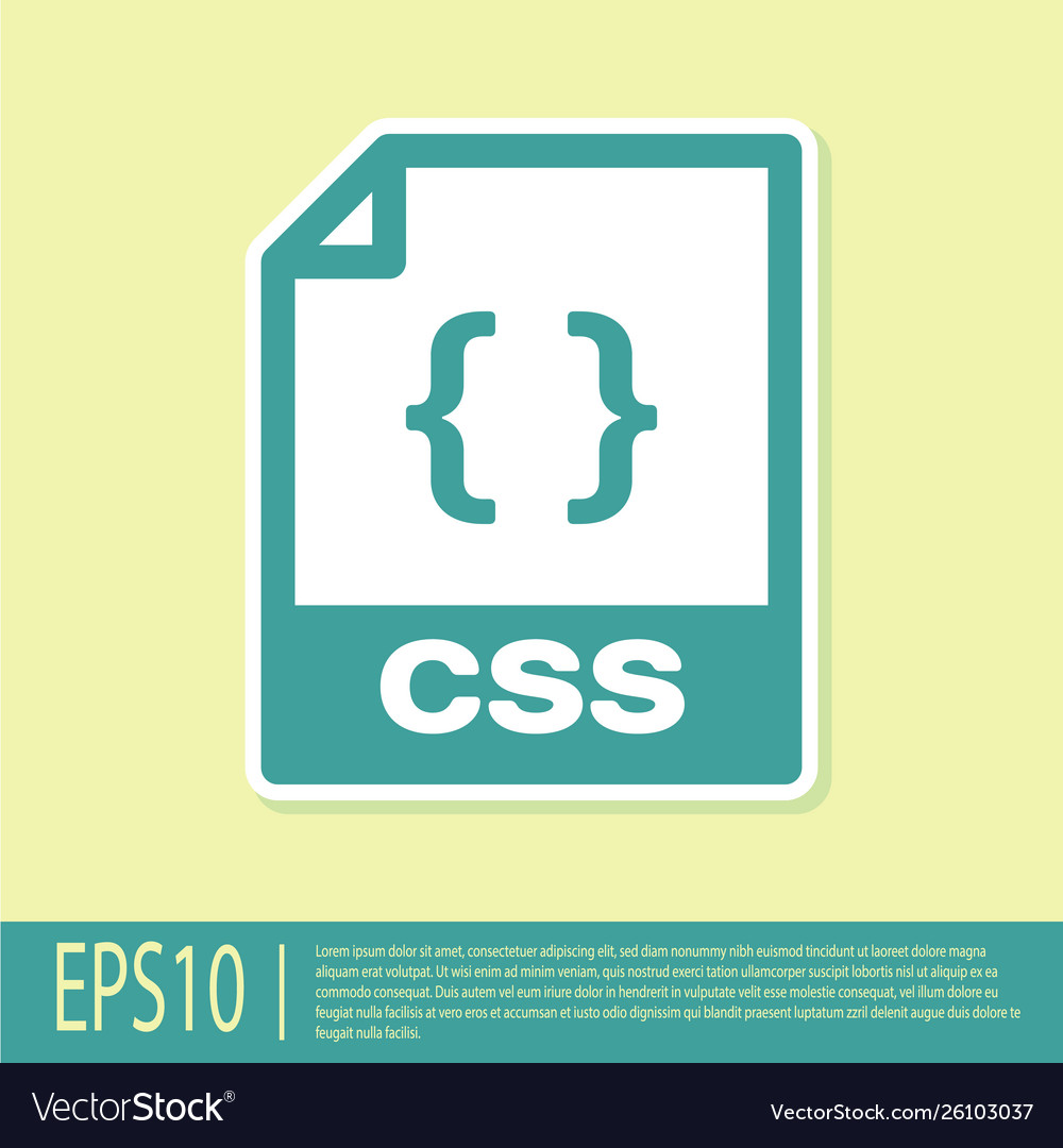 Green Css File Document Icon Download Css Button Vector Image green-css-file-document-icon-download-css-button-vector-image
