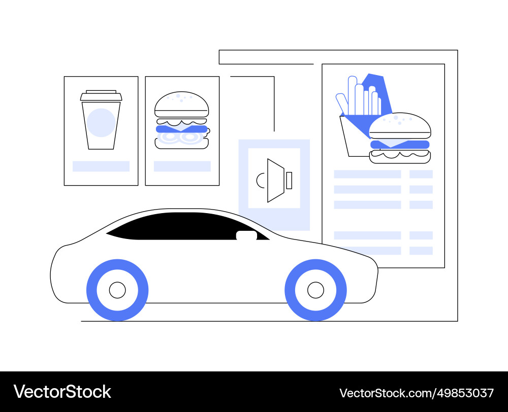 Place an order isolated cartoon Royalty Free Vector Image