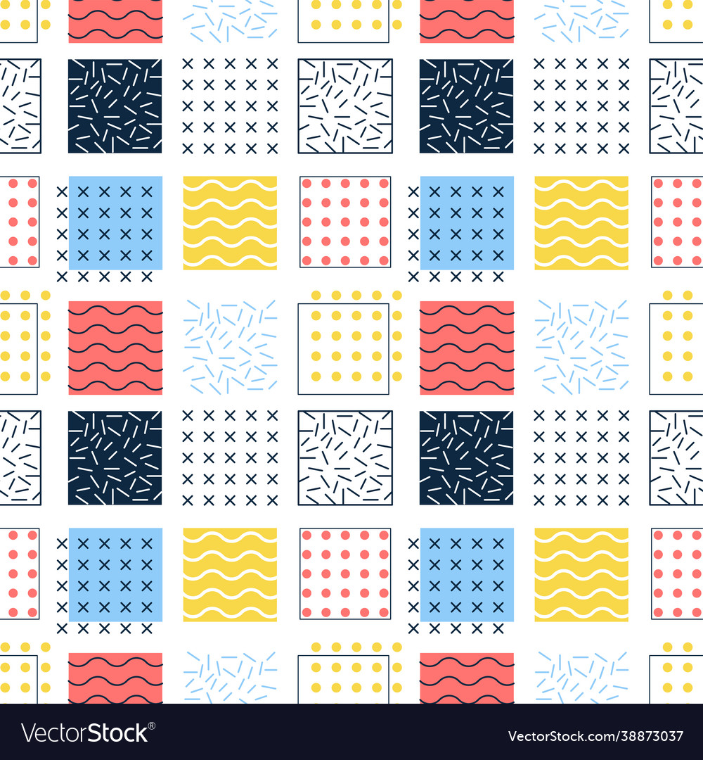 Square seamless pattern Royalty Free Vector Image